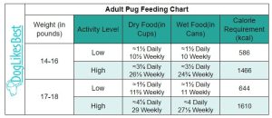 How Much Should a Pug Eat? Pug Feeding Chart! | DogLikesBest